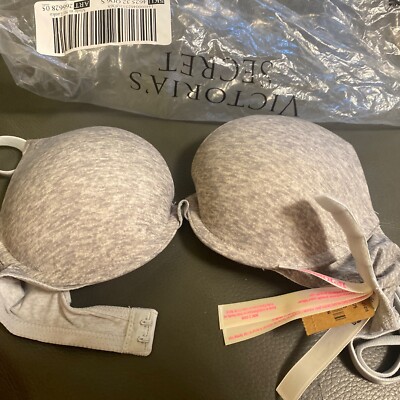 PINK Victoria's Secret Gray 30C Wear Everywhere Bra VS | eBay