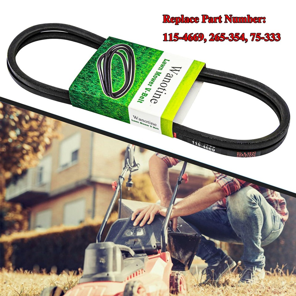 115-4669 V-Belt for Toro 22 inch Recycler Mower Drive Belt 20332, 20333 ...