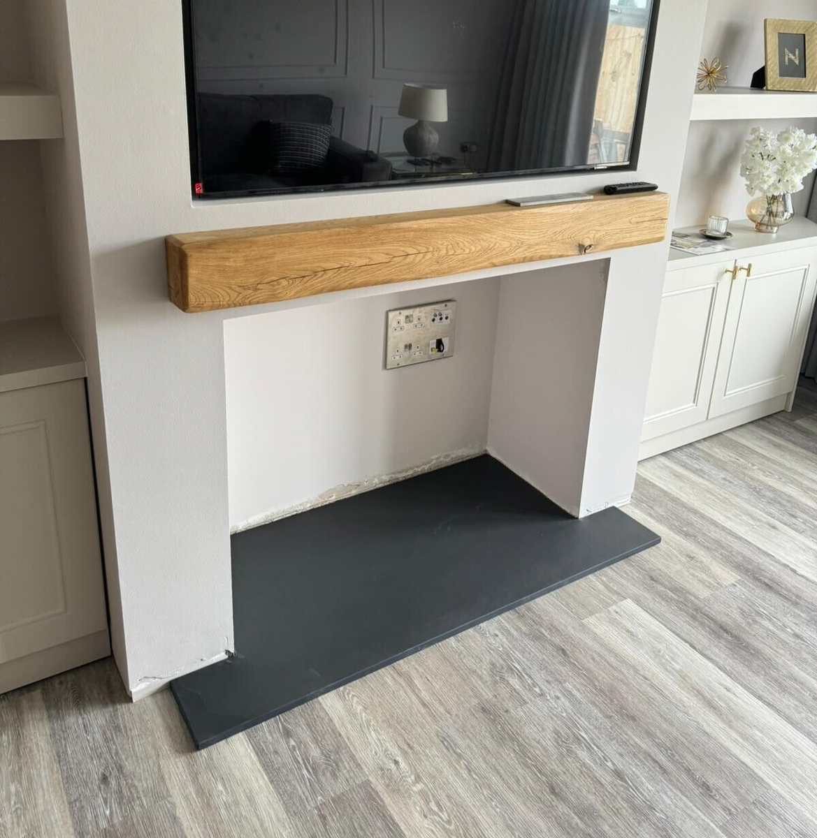 Fireplace Hearth Stone Slab Large Slab Fireplace Hearth (Yorkstone)