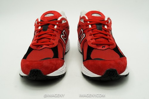 NEW BALANCE 2002R USED SIZE 9 TEAM RED BLACK M2002RDR | eBay