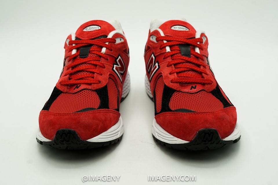 NEW BALANCE 2002R USED SIZE 9 TEAM RED BLACK M2002RDR | eBay
