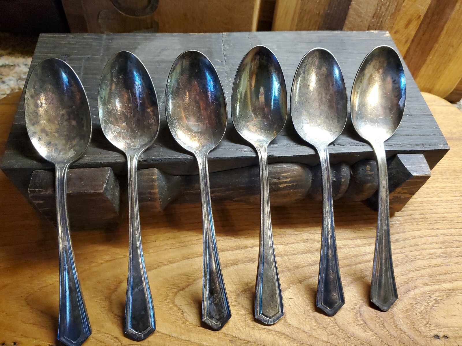 6 Vintage Spoons - Victor & Co. A1+ Overlay | eBay