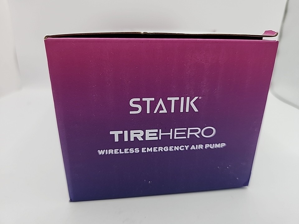 NEW Statik Tire Hero Wireless Portable Emergency Air Pump Inflator | eBay