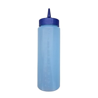 Vollrath 4924CJ44 24 Oz Blue Translucent Wide Mouth Squeeze Bottle | eBay