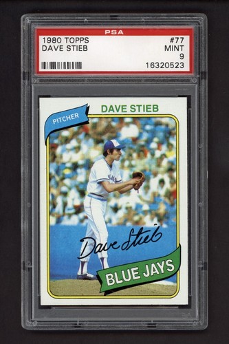 1980 TOPPS #77 DAVE STIEB ROOKIE CARD PSA 9 MINT | eBay