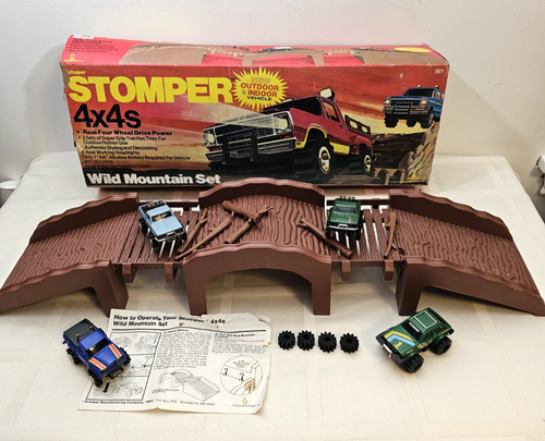 Schaper 1981 Stomper 4X4 Wild Mountain Set #881-Complete W/ 4 Trucks ...