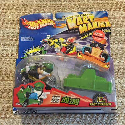 Hot Wheels KART MANIAX Motorized Stunt Go Kart Crazy 8 (X-V Racers) | eBay