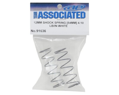 Team Associated Front Shock Springs White 4.10lb/in L54mm 91636 Brand ...