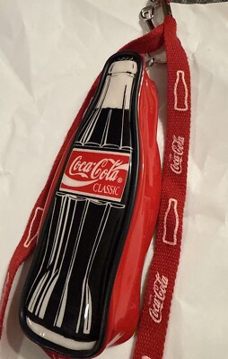 Vintage 1997 Small Coca Cola Bottle Zip Pouch Case 7" Classic Coke | eBay