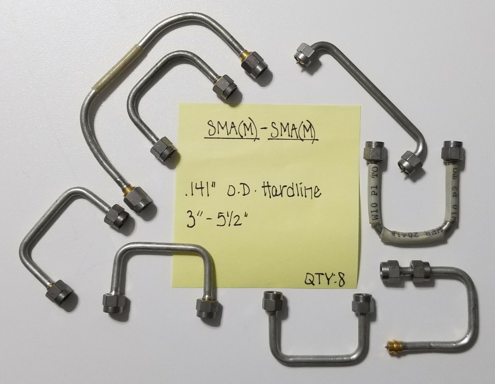 (8) SMA(M) - SMA(M) 0.141" OD Hardline Cables 3" - 5.5" | eBay