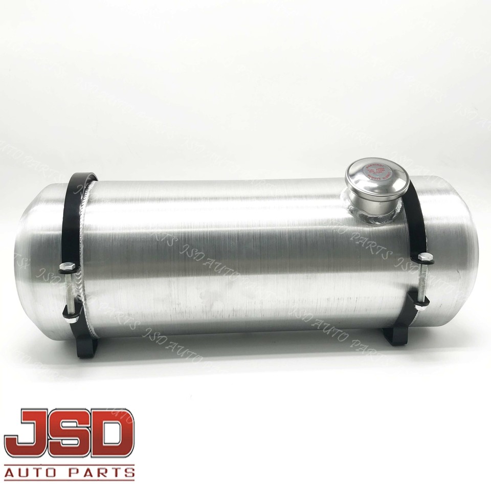 New Aluminum Gas Tank / Fuel Tank J4.5 Gallon 8 x22 End Fill Spun 1/4 NPT Outlet | eBay