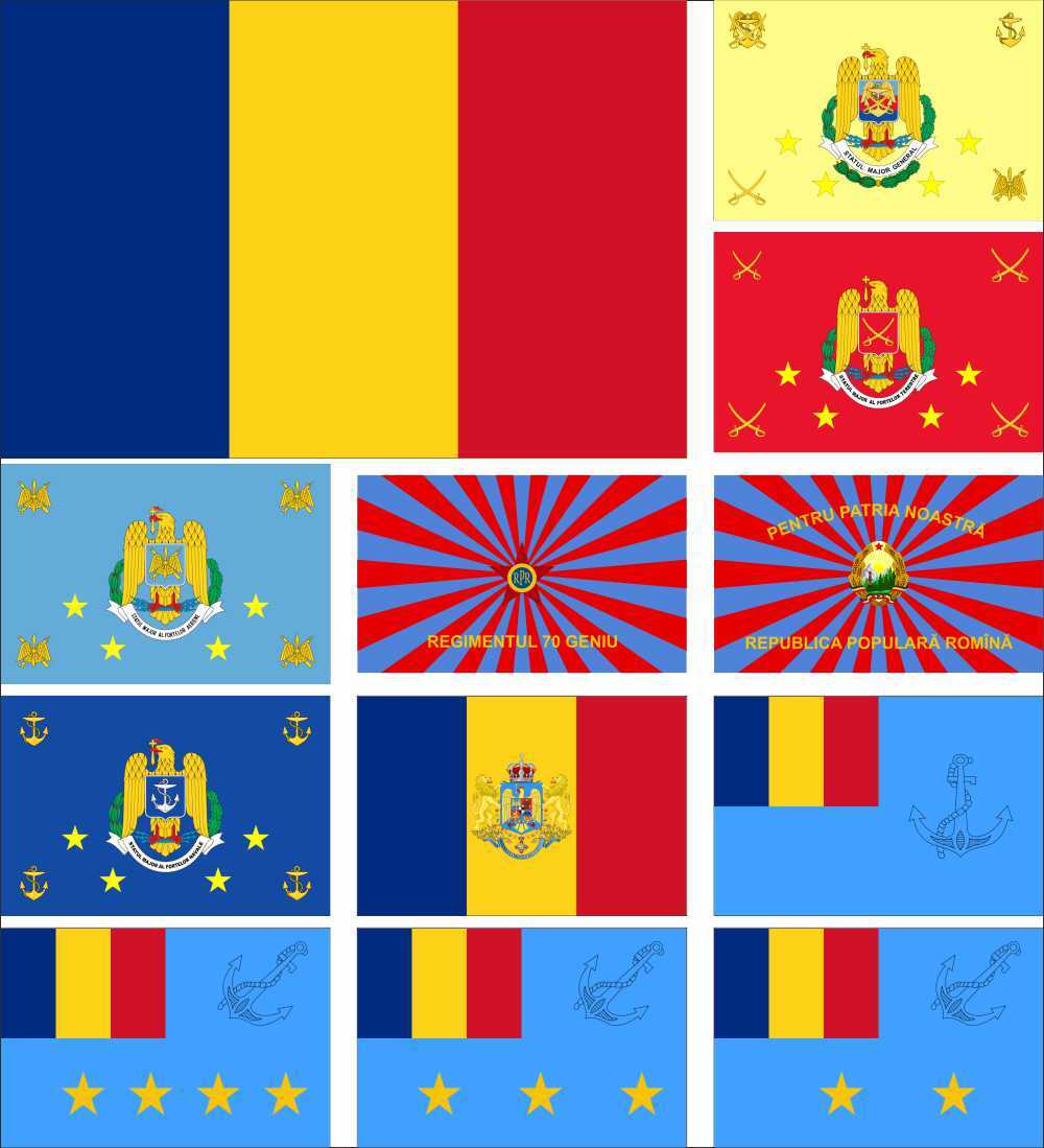 Romanian Flag Romania Flag Redesign (Orthodox Cross Variant 2) By