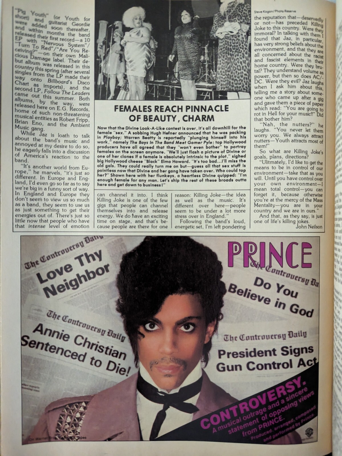 Creem Magazine December 1981 Kinks, Stones, Blondie, Rick James, John ...