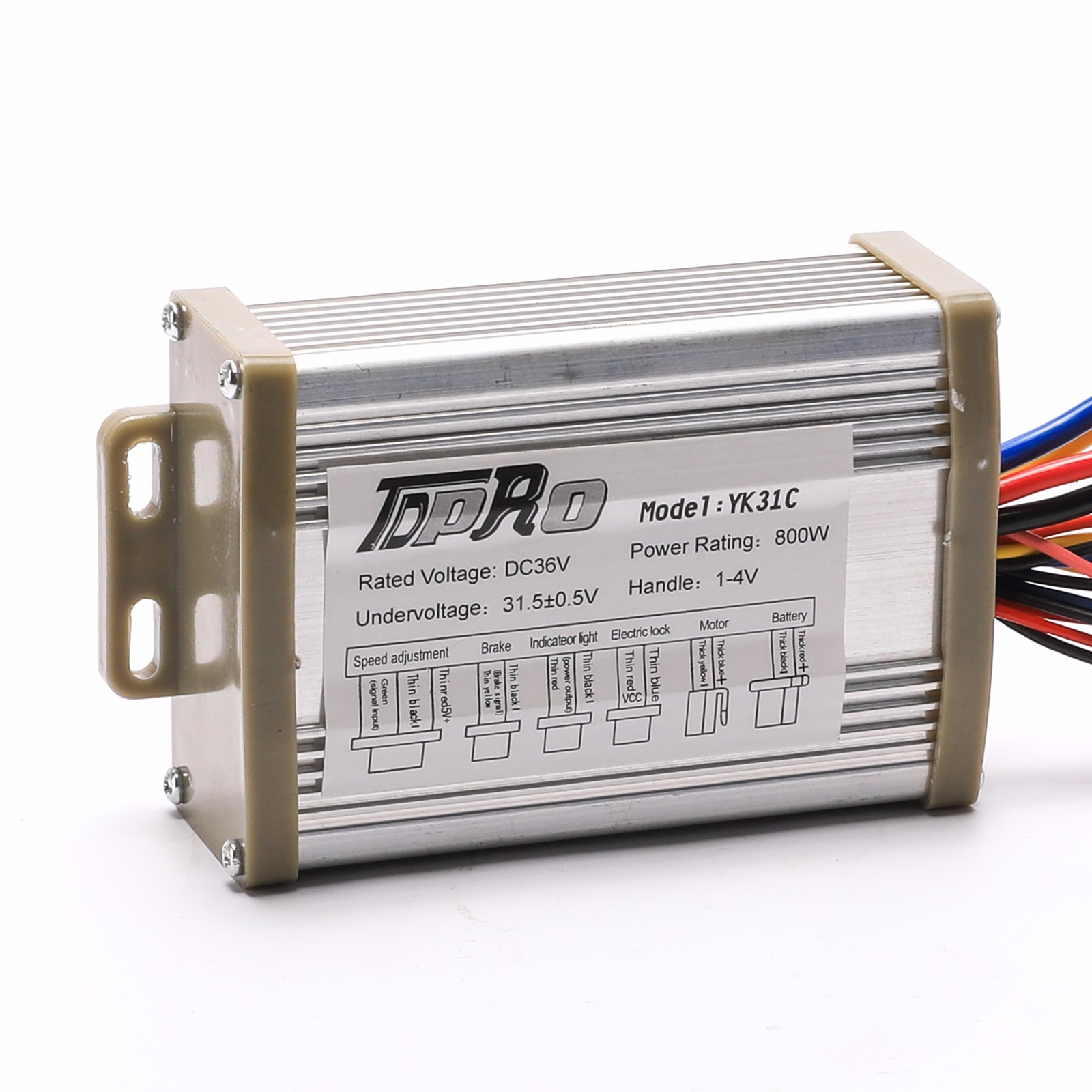 36V 800W Brush Motor Controller Battery Kit Razor Dirt Bike E300 MX350 ...