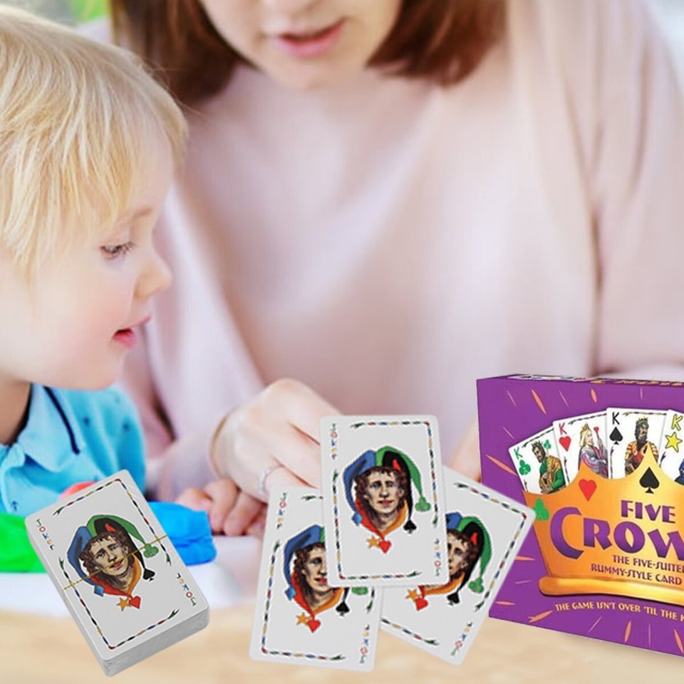 Five Crowns Card Game 5 Suites Classic Original Family Party Rummy ...