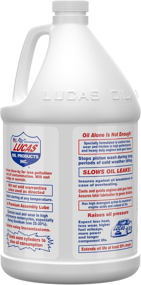 3 PACK - LUCAS OIL 10002 Heavy Duty Oil Stabilizer; 1Gallon | eBay