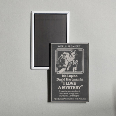 I Love a Mystery Mini Movie Poster Fridge Locker Magnet | eBay