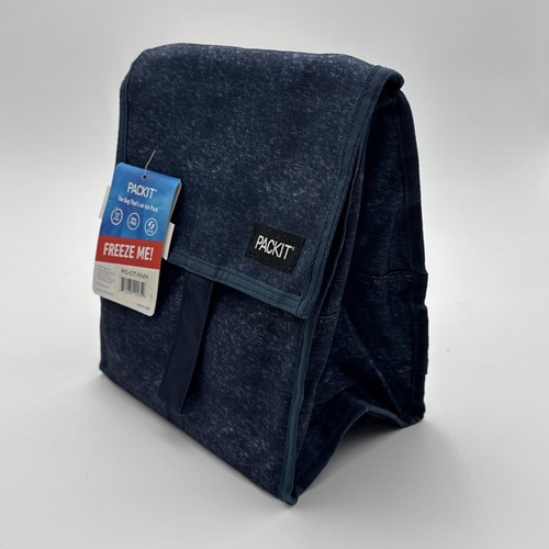 PackIt Freezable Lunch Bag with Zip Closure Black | eBay