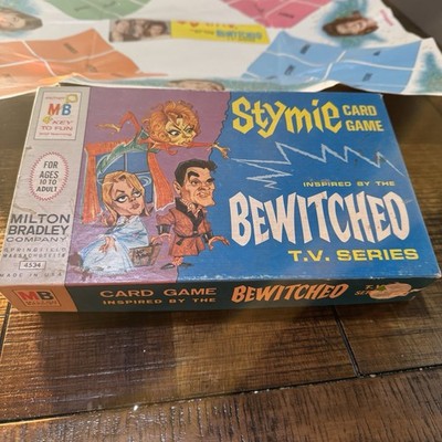 1964 Bewitched Stymie Card Game Milton Bradley Complete Elizabeth ...