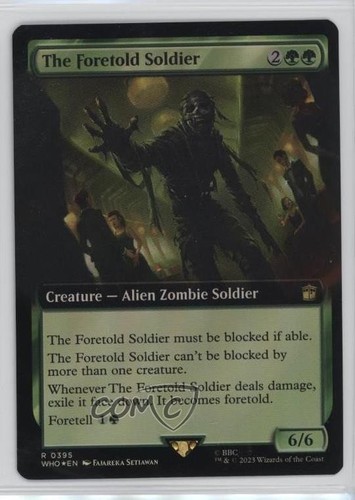 Extended Art - The Foretold Soldier Foil Magic: Universes Beyond ...