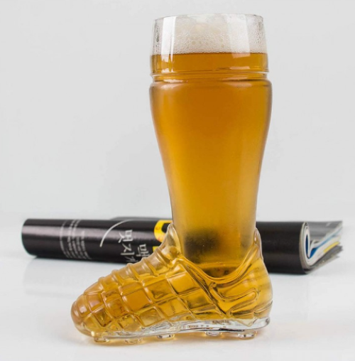 Beer Glass 0.3 L Football Rugby Boot Soccer Shoe Pint Tankard Stein ...