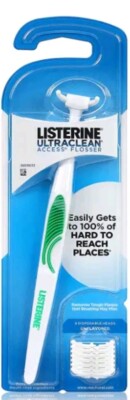 LISTERINE Ultraclean Access Flosser 8CT 803954303933YN | eBay