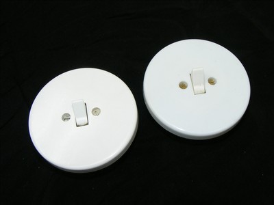 Old Switch White Flush Mount Toggle Switch UP Loft Design Art Deco ...