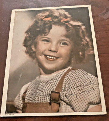 Shirley Temple color 1934 Now and Forever Publicity Photo 8x10 Hello ...