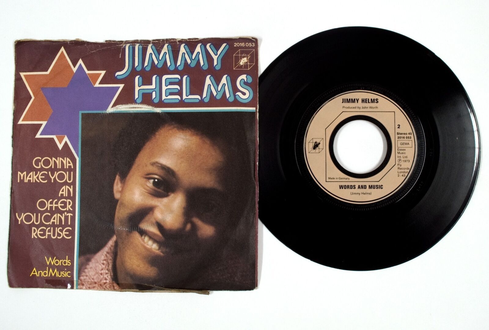 Jimmy Helms – Gonna Make You An Offer You Can't Refuse 7" Vinyl NM/P ...