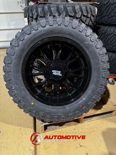 20x10 Moto Metal MO810 Legacy Wheels 35" MT Tires 5x150 Toyota Tundra ...
