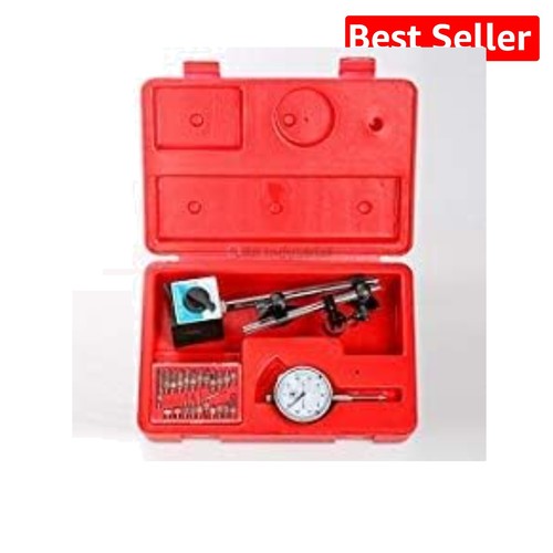 Professional 3-Piece Dial Indicator Magnetic Base Precision Inspection ...