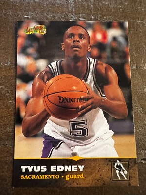 1996 Score Board All Sports Plus NBA Basketball Card #105 Tyus Edney ...