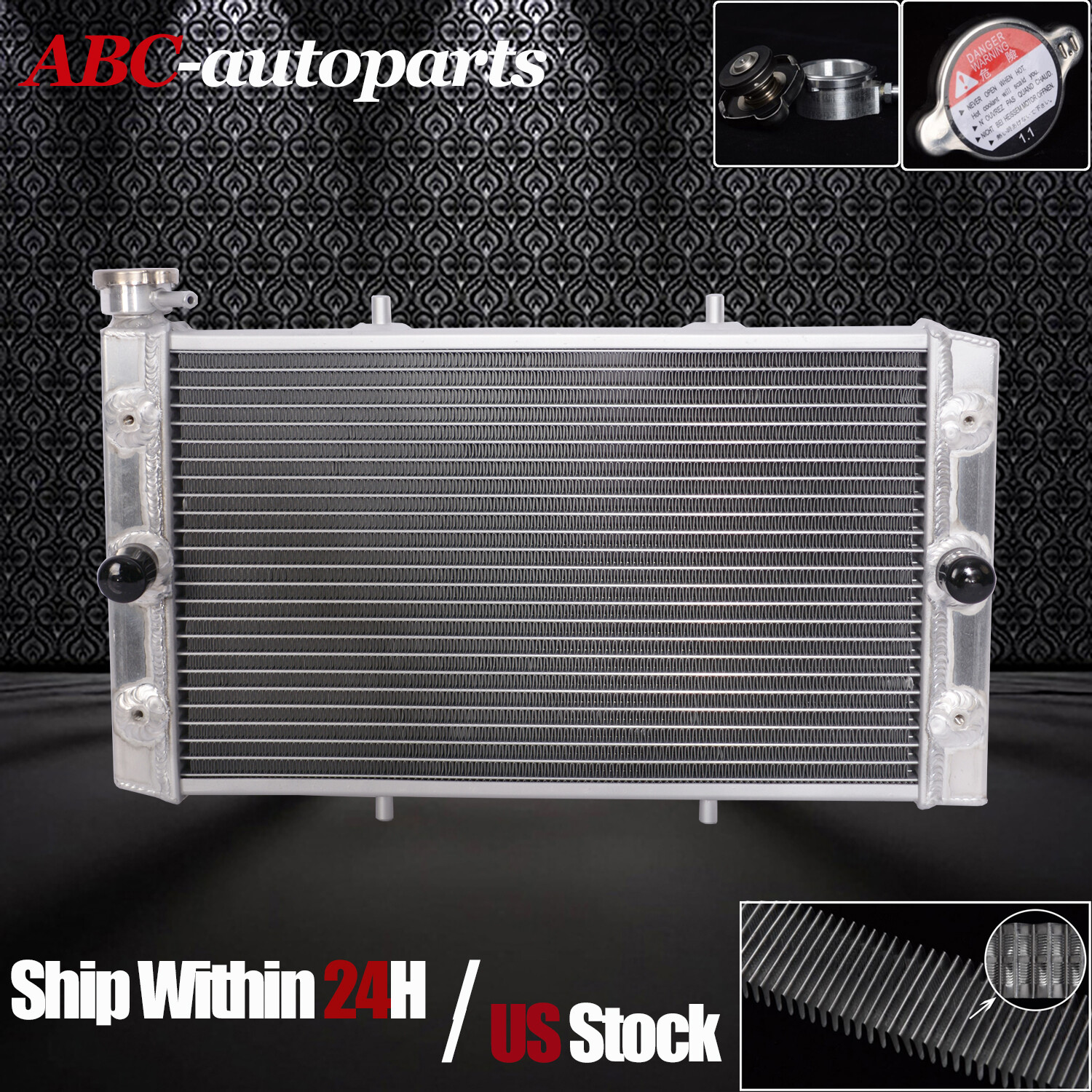 Radiator For Yamaha: Viking 700 YXM/YXC700 &Wolverine 700 YXE700 1XD ...