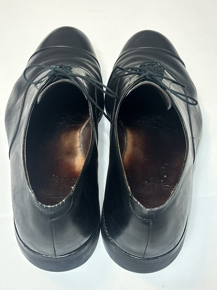 Allen Edmonds Park Avenue Black Leather Cap Toe Oxford Dress Shoes Men ...