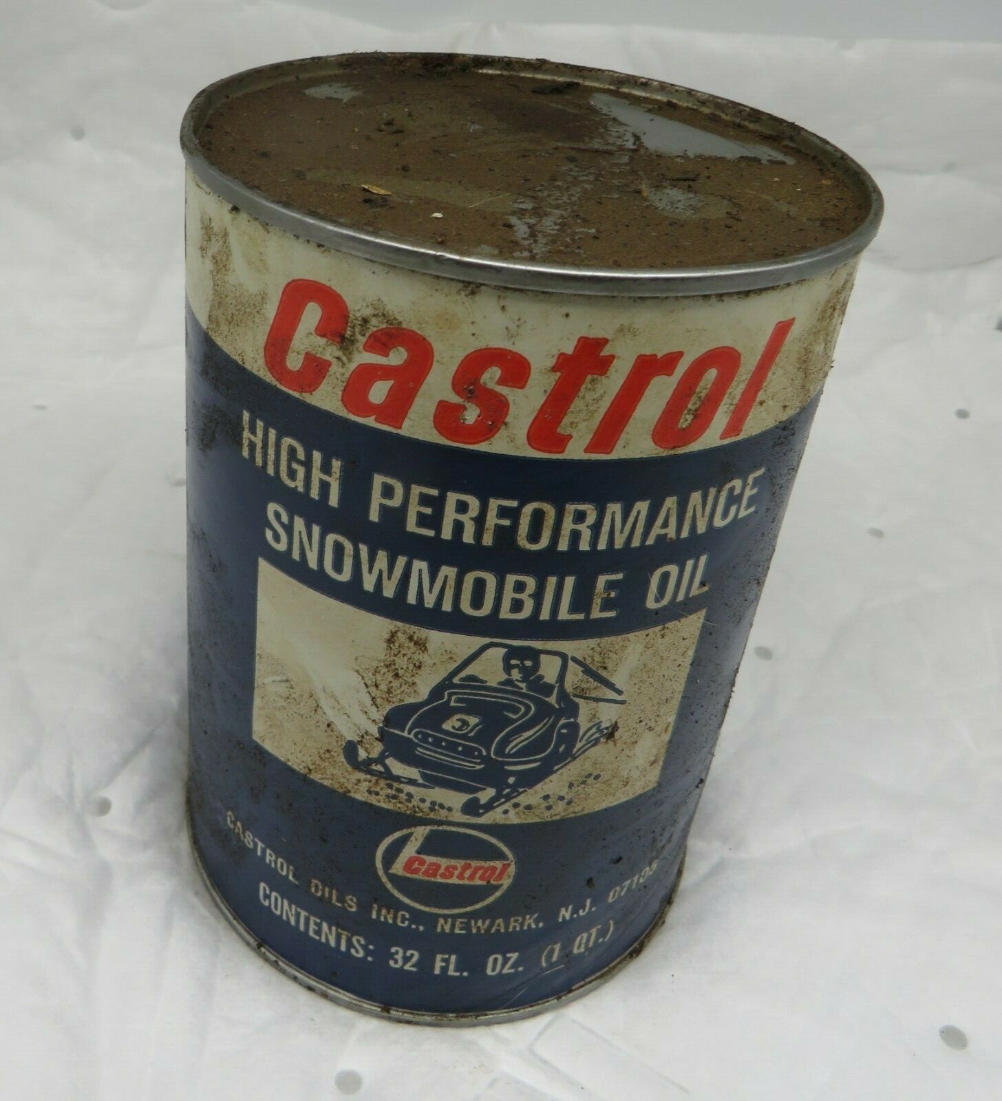 Castrol High Performance Snowmobile Oil Advertising Can FULL Petroliana ...