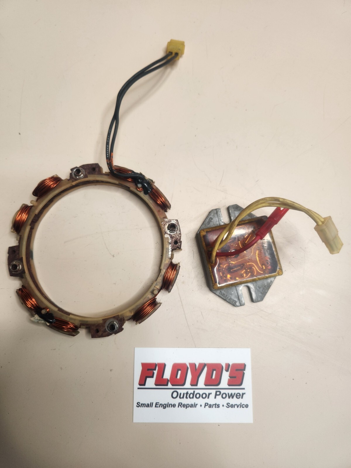 Briggs & Stratton Intek V-Twin 10/16 Amp Alternator 592830 & Regulator ...