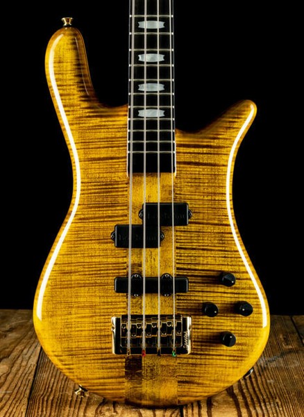 Spector Euro4 LT 4 String Bass Guitar - Tiger Eye Gloss for sale online ...
