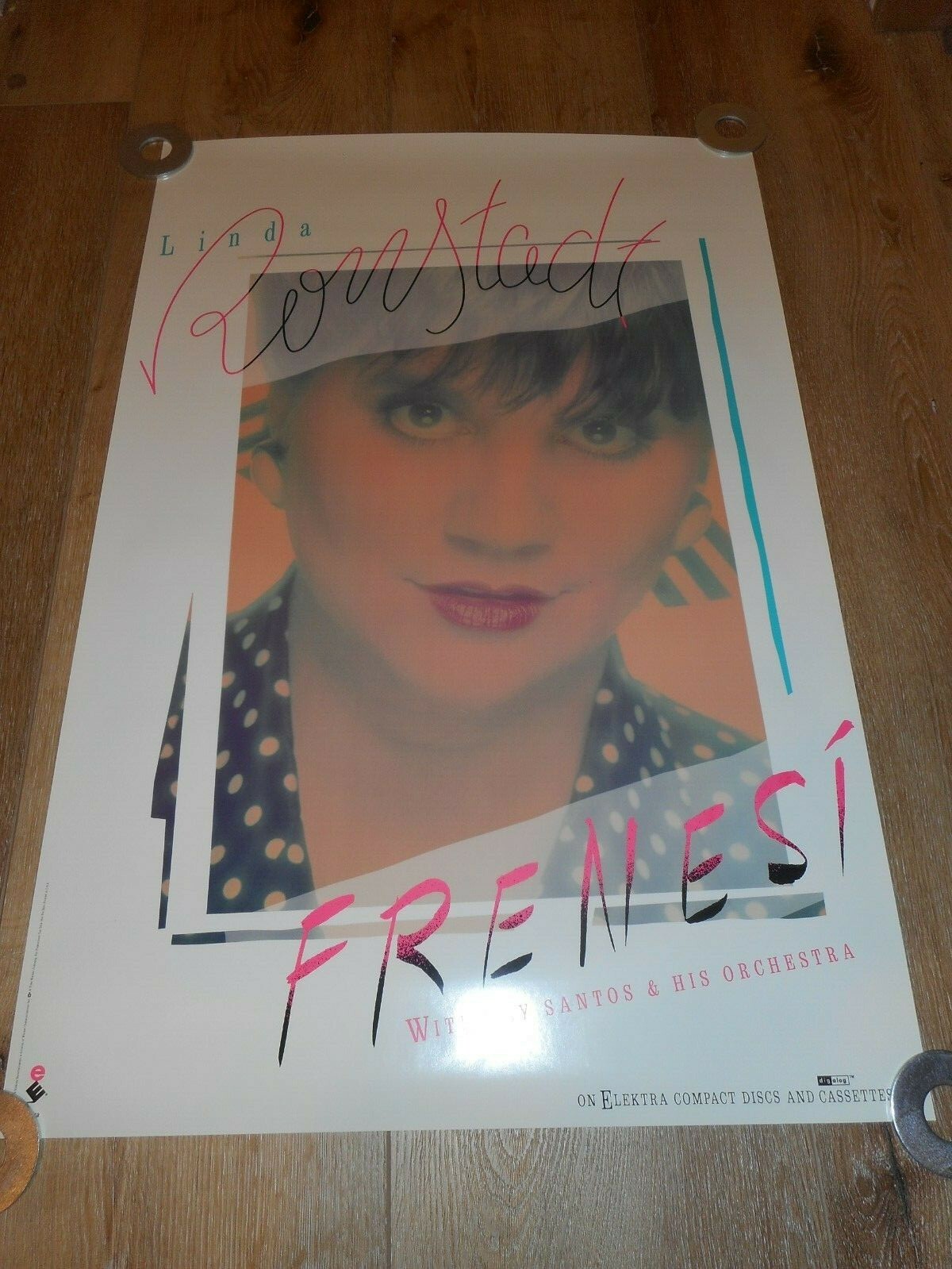 LINDA RONSTADT - FRENESI - ORIGINAL SS ROLLED PUBLICITY POSTER | eBay