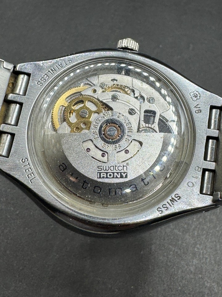 Swatch Irony Skeleton Automatic Men's Watch BODY & SOUL Swiss Made ...