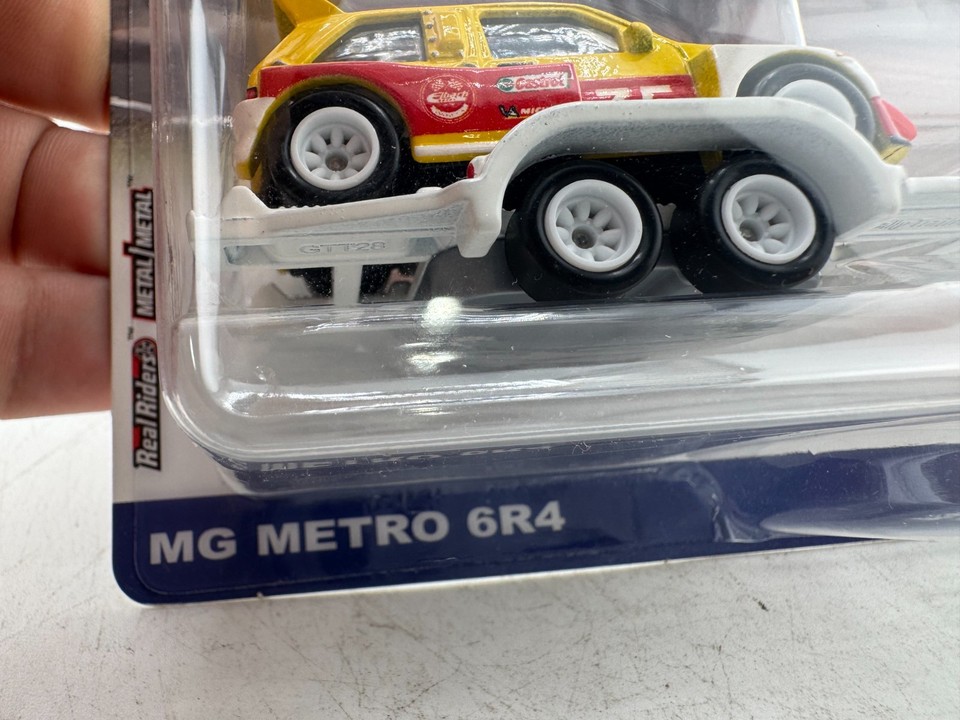 Hot Wheels Team Transport MG Metro 6R4 & HW Rally Hauler Van w Trailer ...