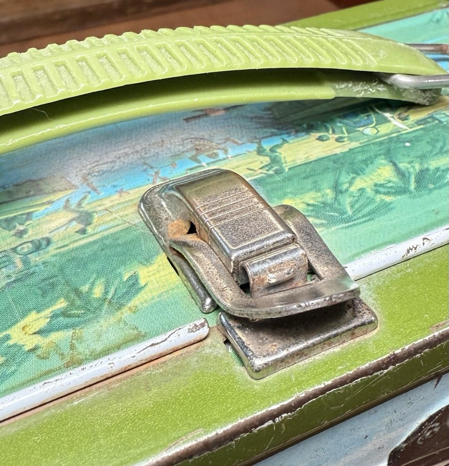 Vintage 1966 GOMER PYLE USMC Metal Lunchbox Lunch Box Aladdin No ...