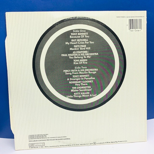 Record vinyl 33 RPM album in cover sleeve vtg Lp 12" Your Hit Parade ...