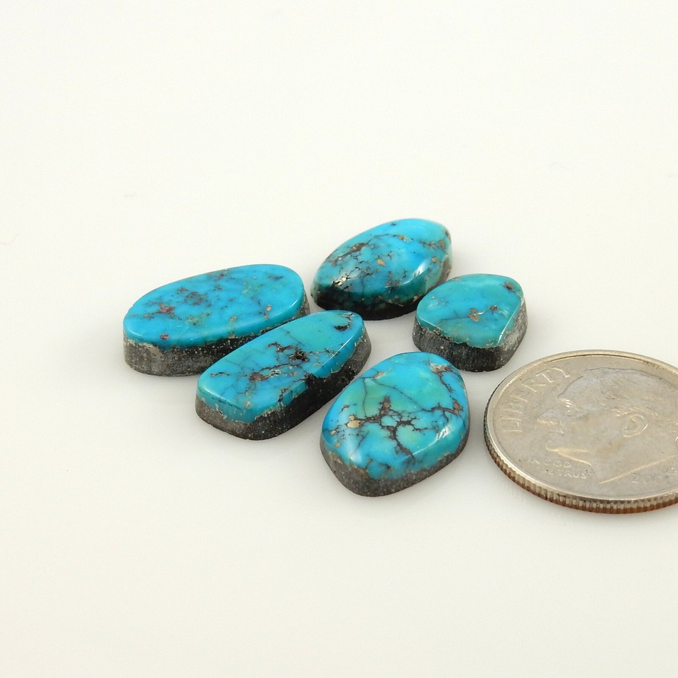 Natural Morenci Turquoise cabochons cabs Gemstones gems stones m336 | eBay