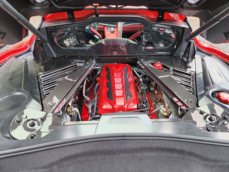 Real Carbon Fiber Engine Bay Panel Cover GM Factory Style For 20 ...