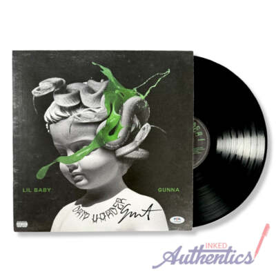 Gunna Signed Autographed Vinyl LP "Drip Harder" PSA/DNA Authenticated ...