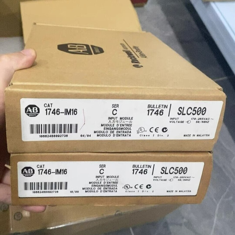 New Factory Sealed Allen-Bradley 1746-IM16 / C SLC 500 PLC INPUT MODULE ...