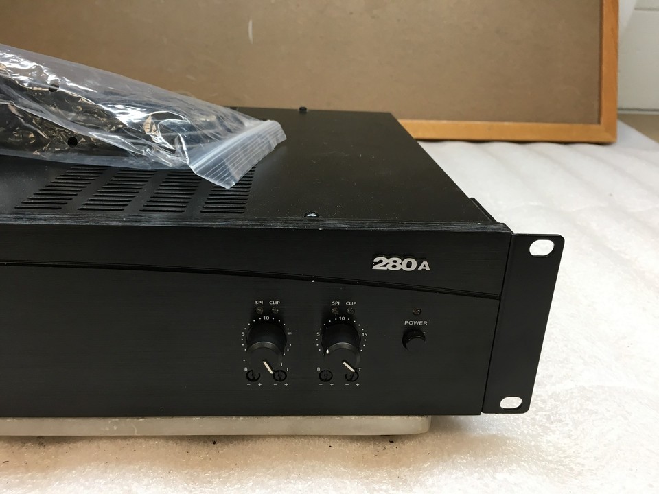 Crown 280A / 2 Channel Stereo Integrated Preamp Power Amplifier | eBay
