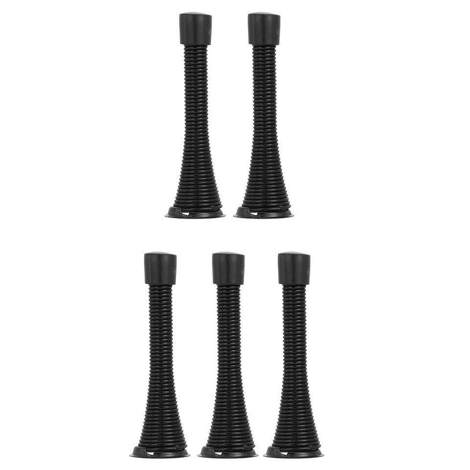 1 Set 5Pcs Spring Door Stops Steel Doorstops Wall Mount Doorstops ...