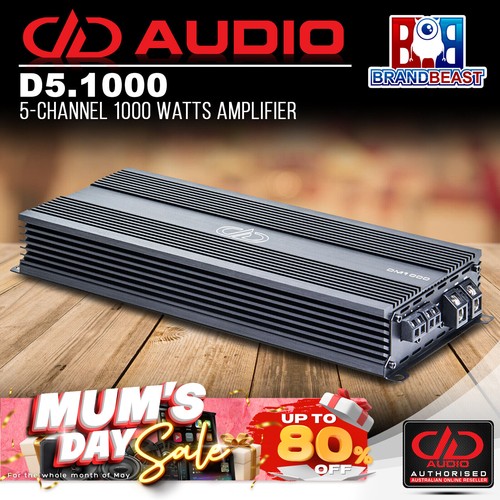DD Audio DD-D5.1000 5-Channel 1000 Watts Amplifier | eBay