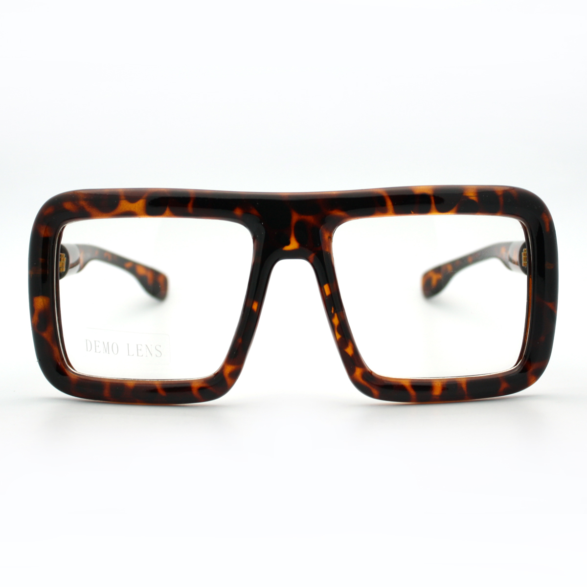 Thick Square Glasses Clear Lens Eyeglasses Frame Super Oversized ...